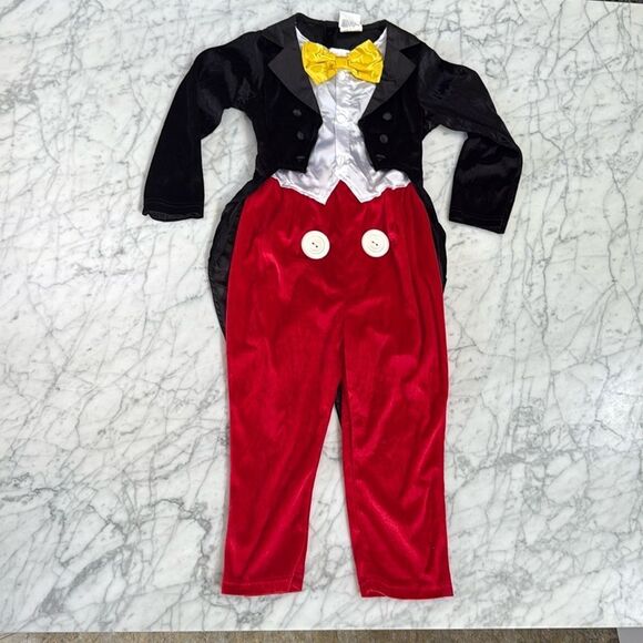 Disney | Costumes | Disney Mickeymouse Velour Costume Sz 46 | Poshmark